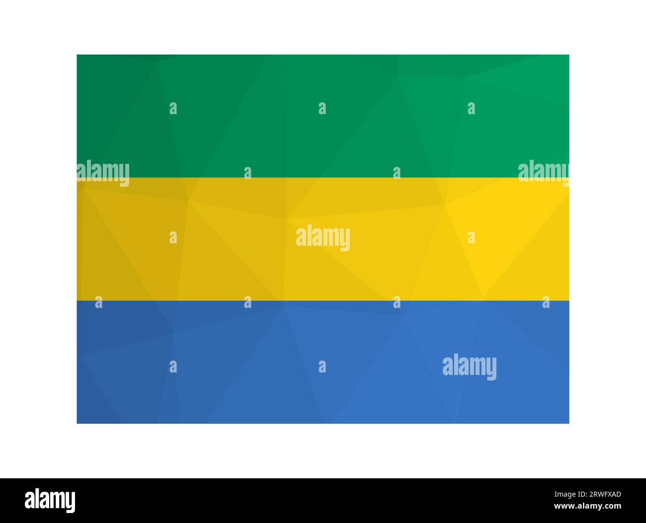 Vector isolated illustration. Official symbol of Gabon. National ...