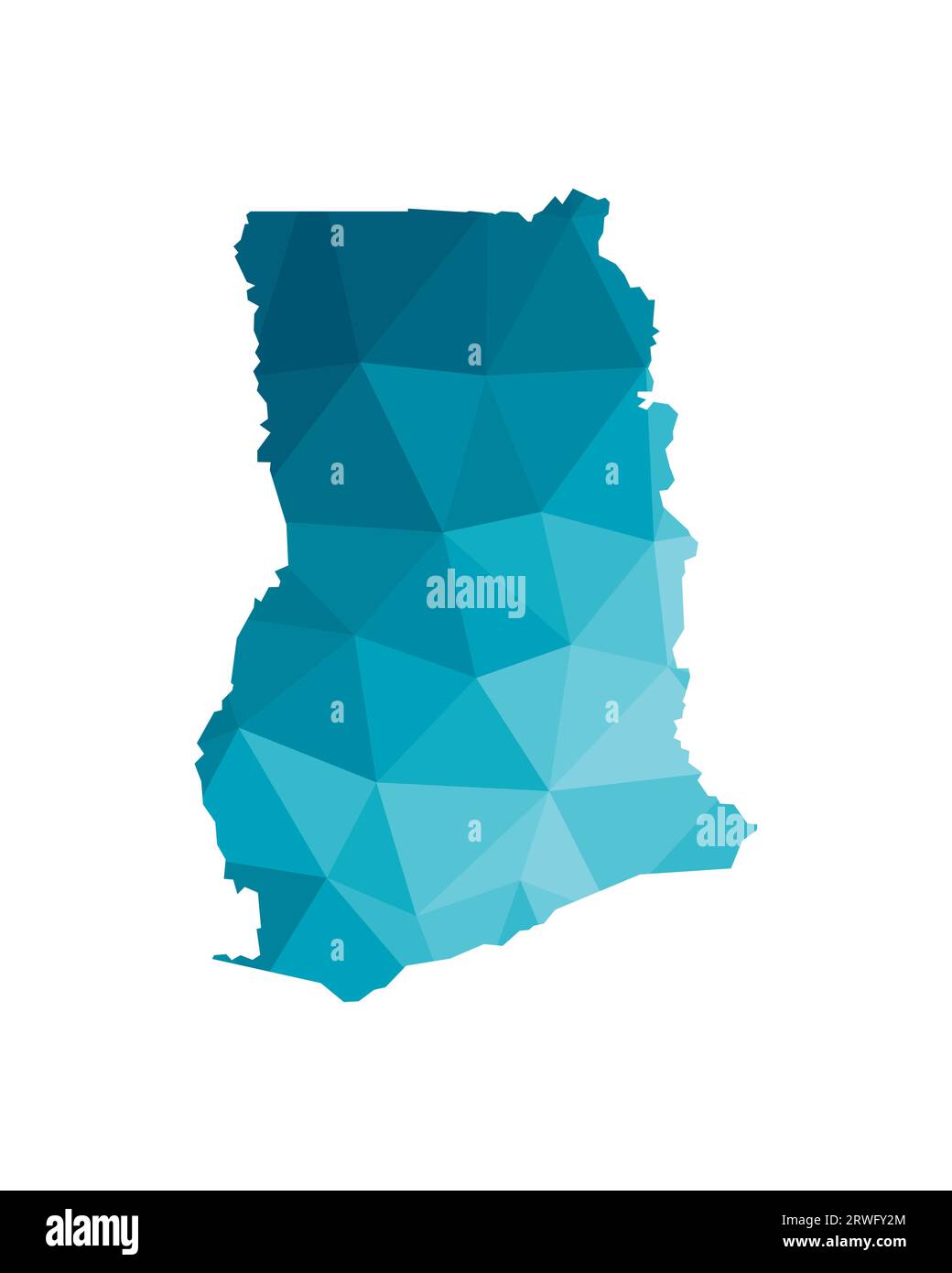 Vector isolated illustration icon with simplified blue silhouette of ...