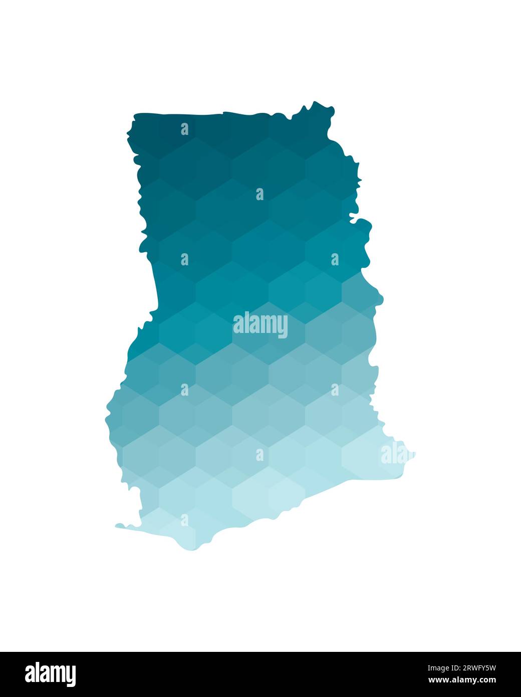 Vector isolated illustration icon with simplified blue silhouette of ...