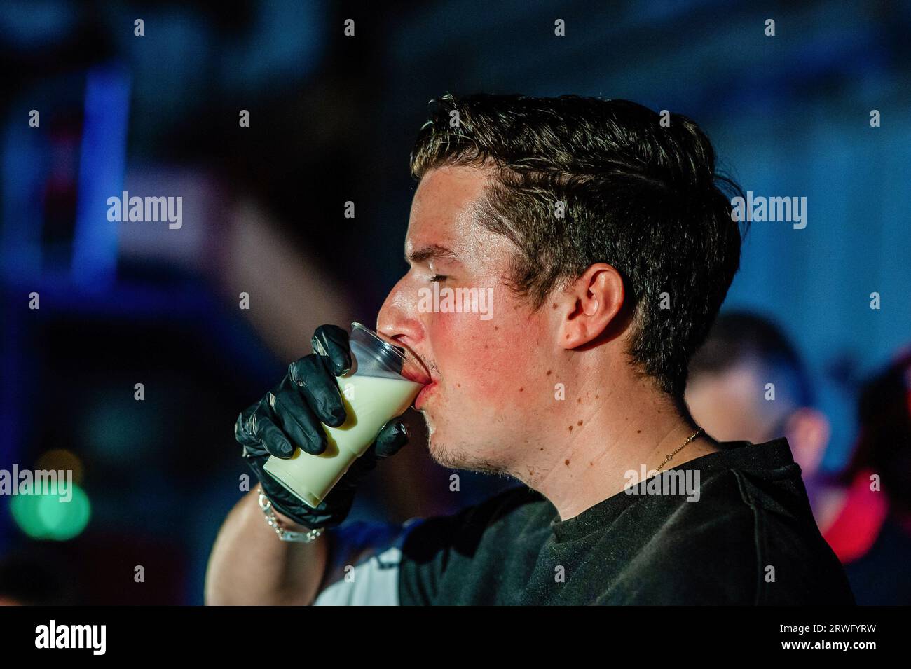 Eindhoven, Netherlands. 17th Sep, 2023. A disqualified participant seen ...