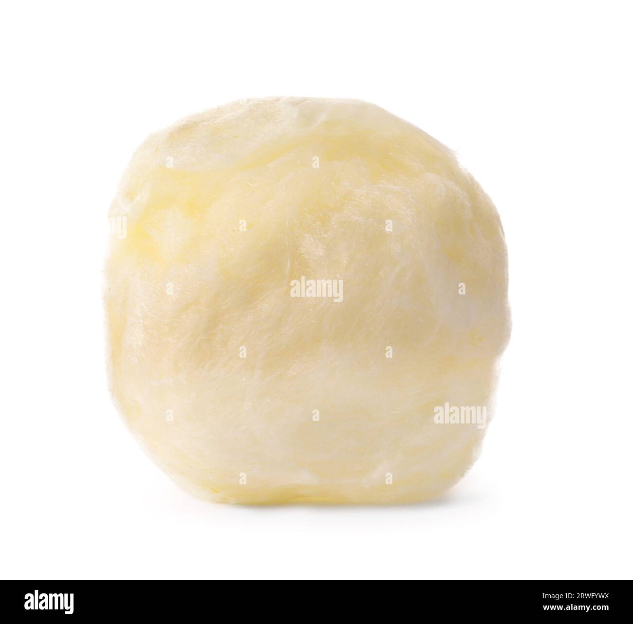 One sweet cotton candy isolated on white Stock Photo - Alamy