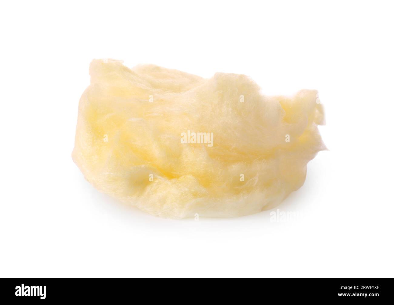 One sweet cotton candy isolated on white Stock Photo - Alamy