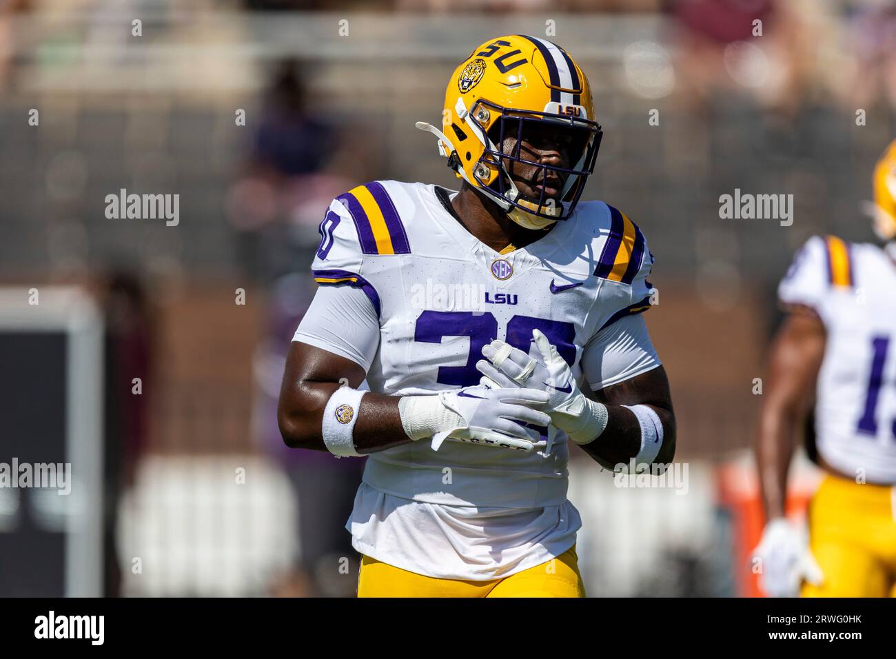 LSU running back Malachi Lane (30) during an NCAA football game on ...