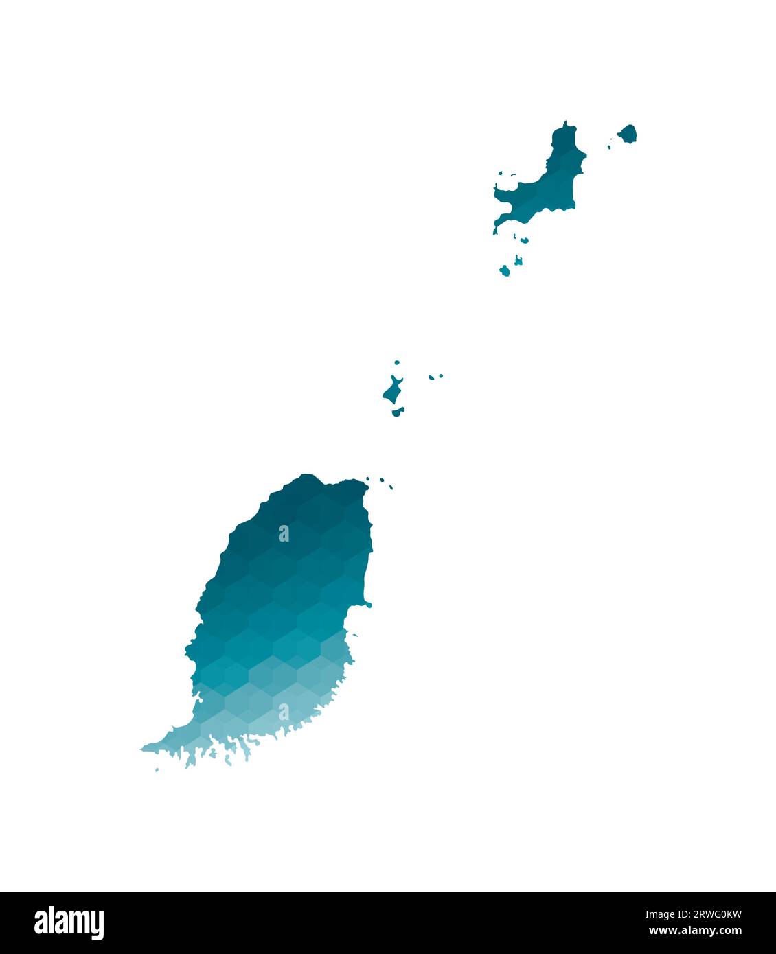 Grenada map hi-res stock photography and images - Alamy