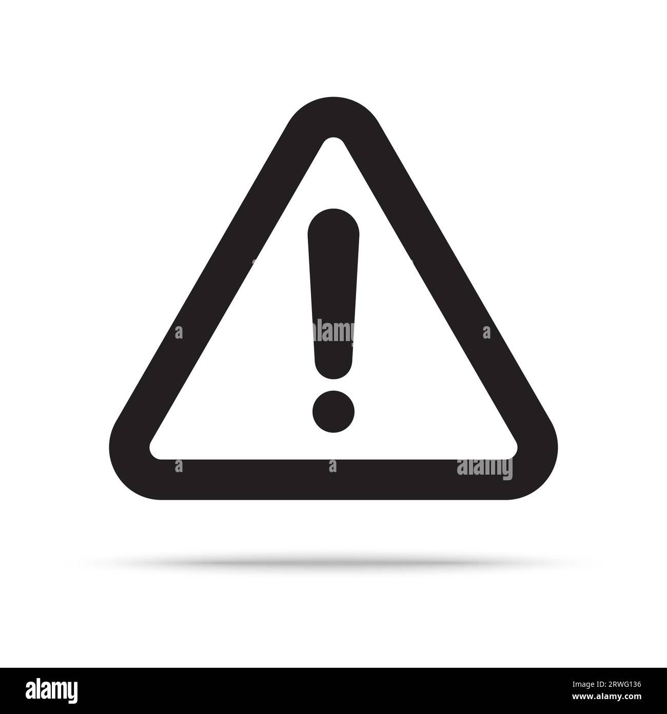 Exclamation mark icon. Warning sign with exclamation mark. Alert ...