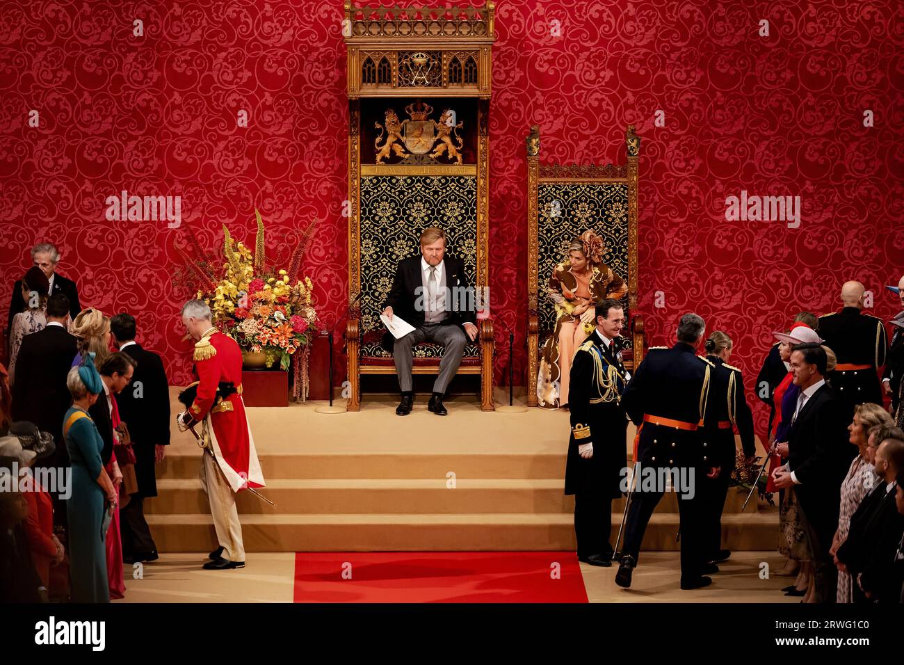 The Hague, Netherlands. 19th Sep, 2023. THE HAGUE - King Willem ...