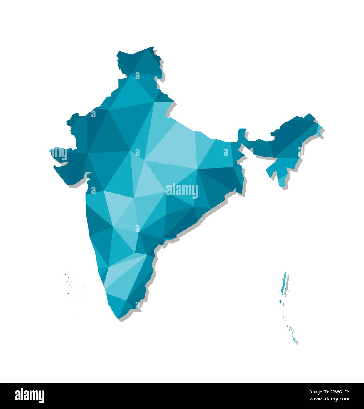 Vector isolated illustration icon with simplified blue silhouette of ...