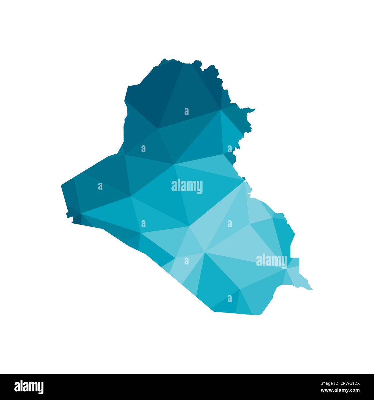 Vector isolated illustration icon with simplified blue silhouette of ...