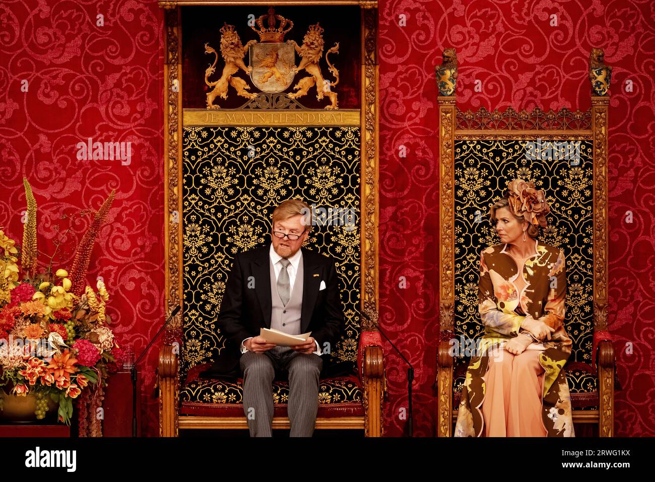 The Hague, Netherlands. 19th Sep, 2023. THE HAGUE - King Willem ...