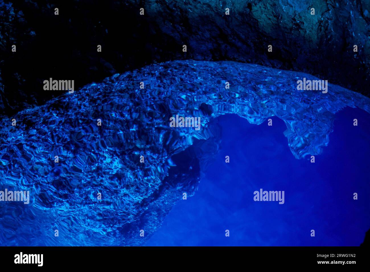 Croatia blue cave vis hi-res stock photography and images - Alamy