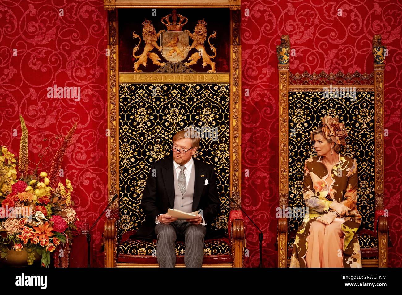 The Hague, Netherlands. 19th Sep, 2023. THE HAGUE - King Willem ...