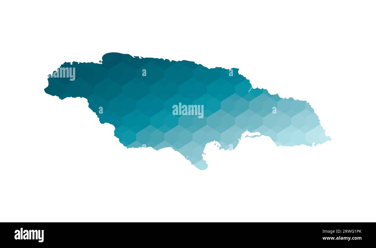 Jamaica vector map hi-res stock photography and images - Alamy