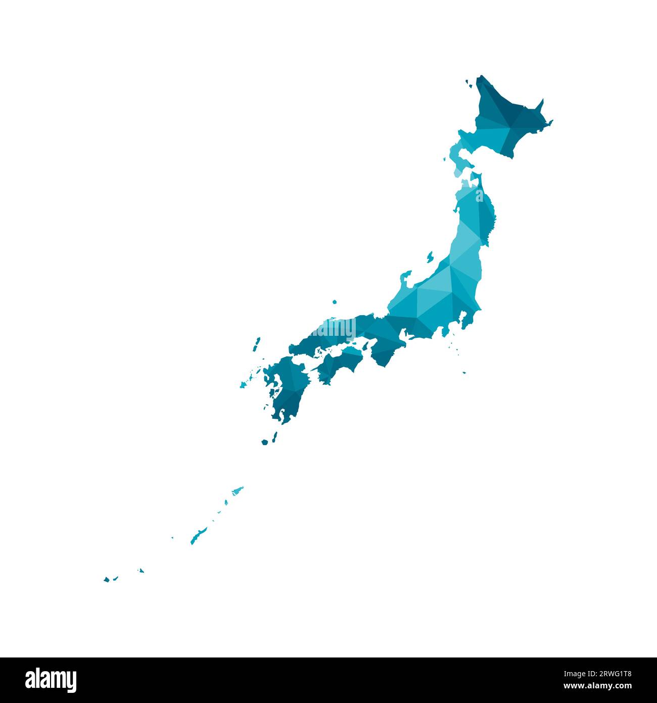 Vector isolated illustration icon with simplified blue silhouette of ...