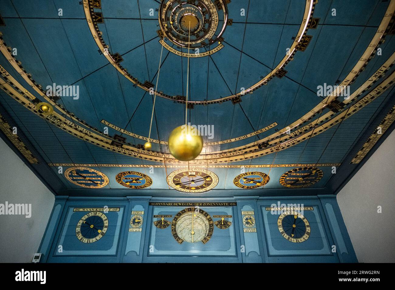 FRANEKER - The planetarium of Eise Eisinga in Franeker, Frisian, has ...