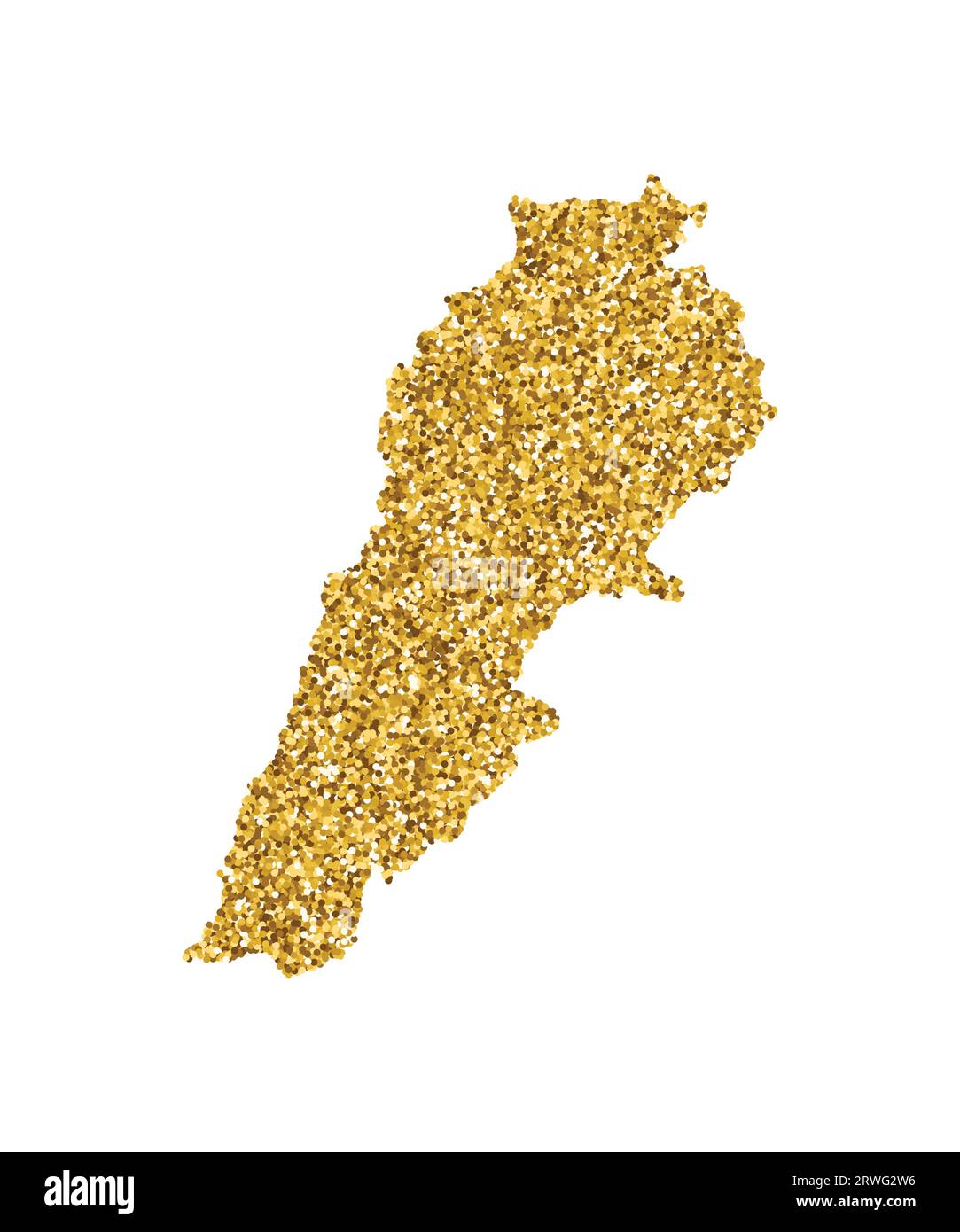 Vector isolated illustration with simplified Lebanon (Lebanese Republic ...