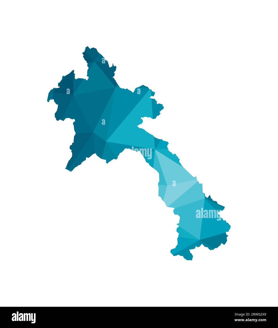 Vector isolated illustration icon with simplified blue silhouette of ...