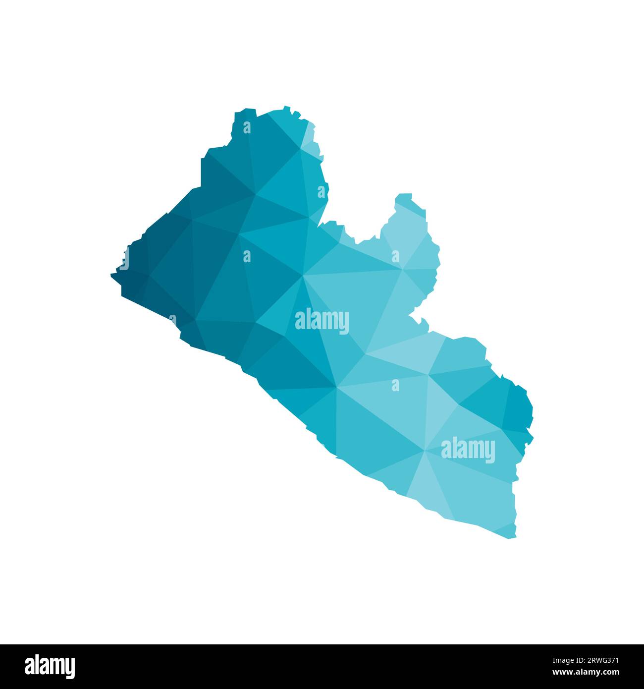 Vector isolated illustration icon with simplified blue silhouette of ...