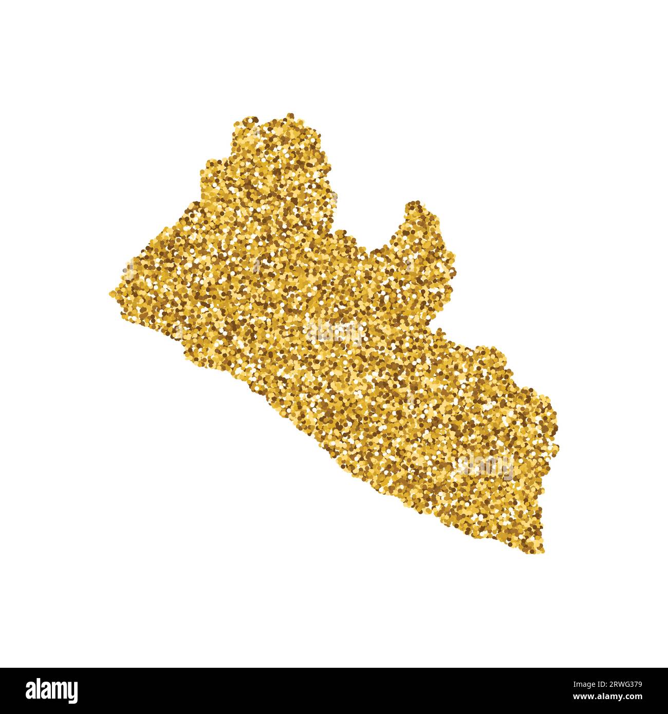 Liberia gold map Cut Out Stock Images & Pictures - Alamy