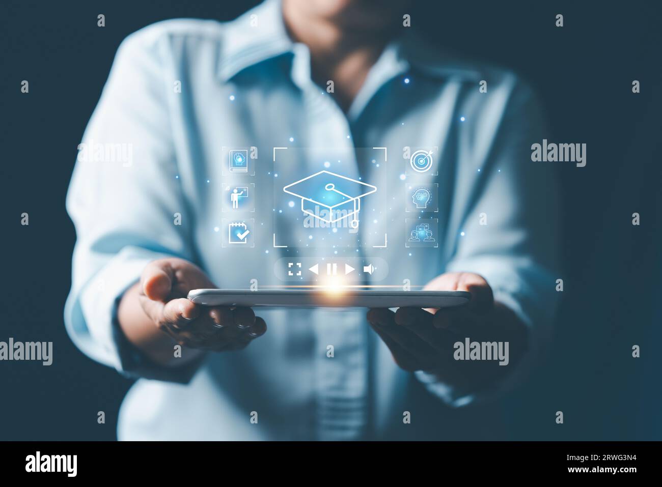 EdTech Education technology distance learning online concept. Online ... EdTech Education technology distance learning online concept. Online ...