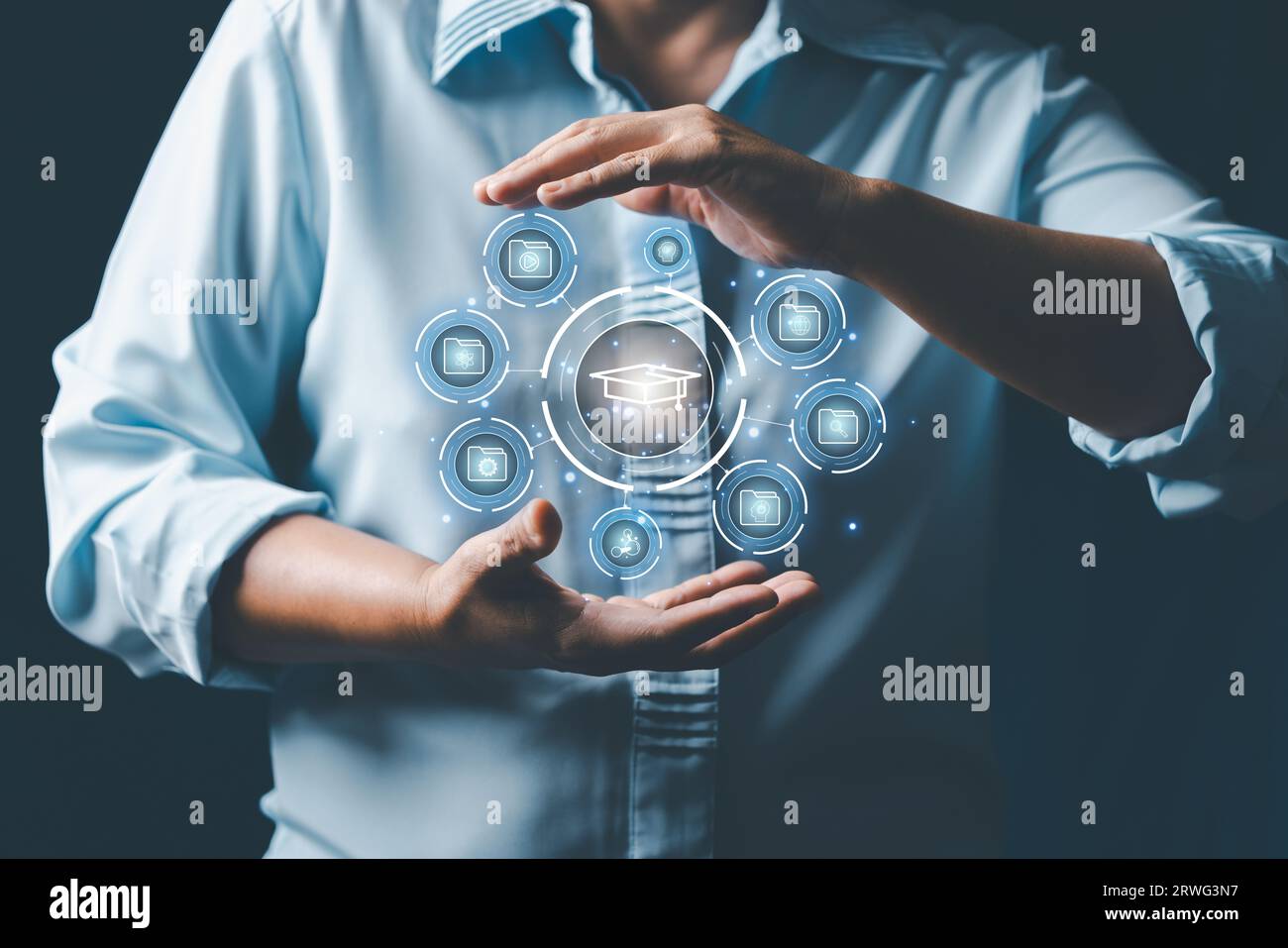 EdTech Education technology distance learning online concept. Online ... EdTech Education technology distance learning online concept. Online ...