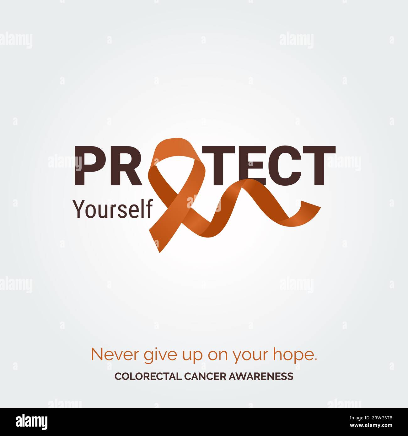 Conquer Colorectal Cancer Vector Background Artistry Stock Vector Image ...