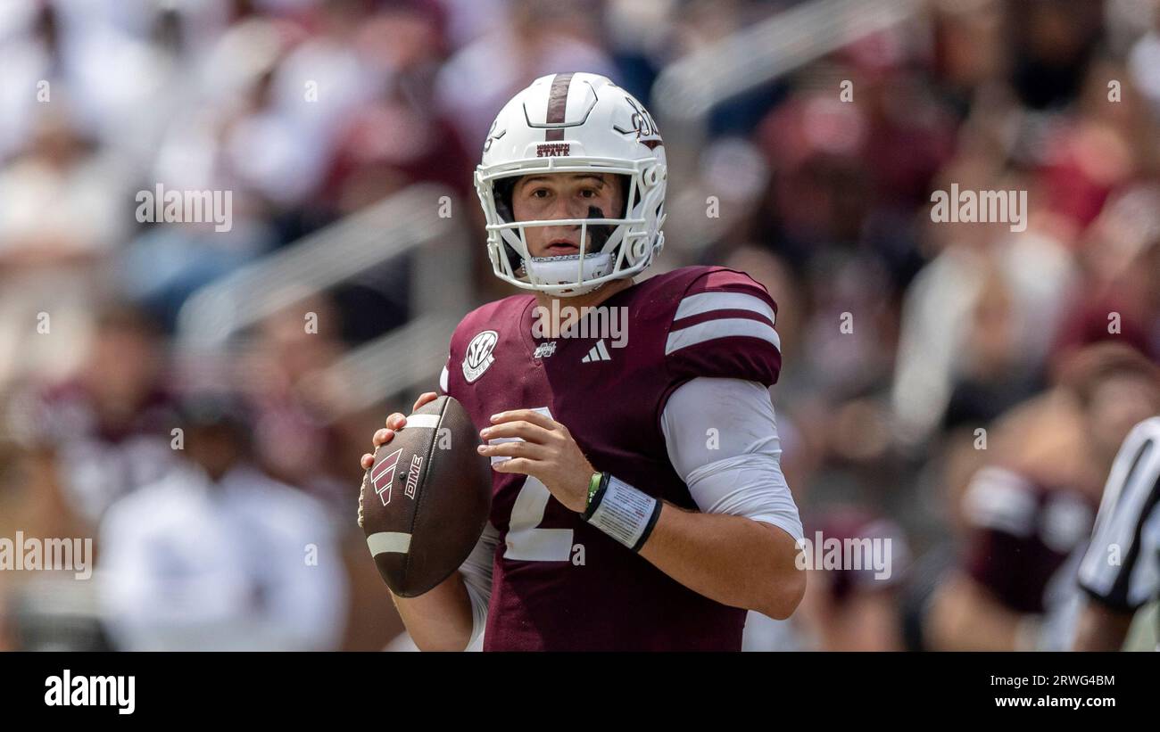 Mississippi State quarterback Will Rogers (2) during the second half of ...