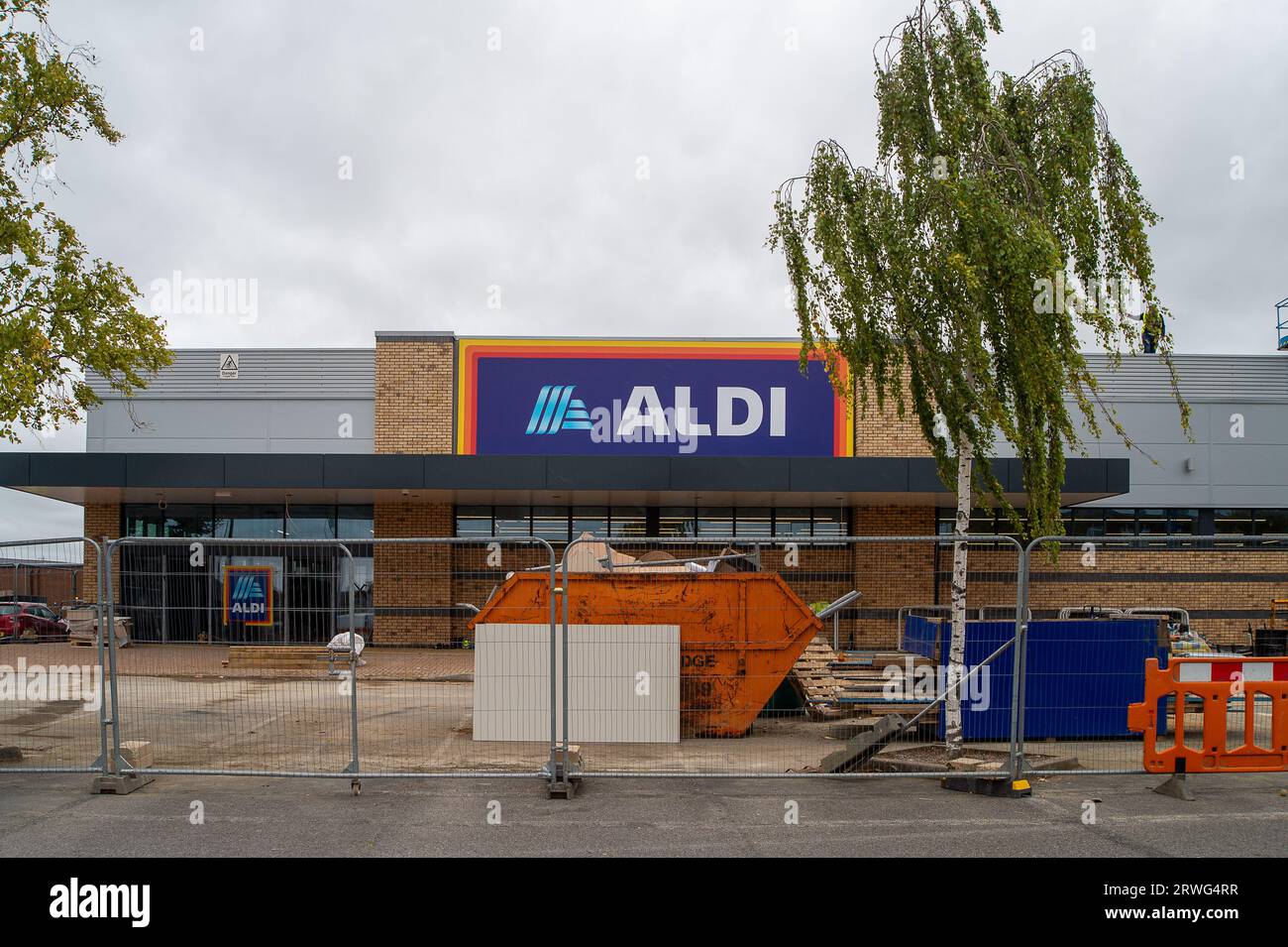 Logo the opening was delayed hi-res stock photography and images - Alamy