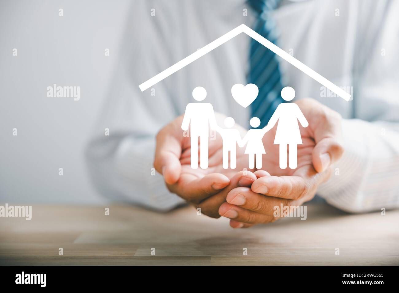 Family life insurance Stock Photo - Alamy