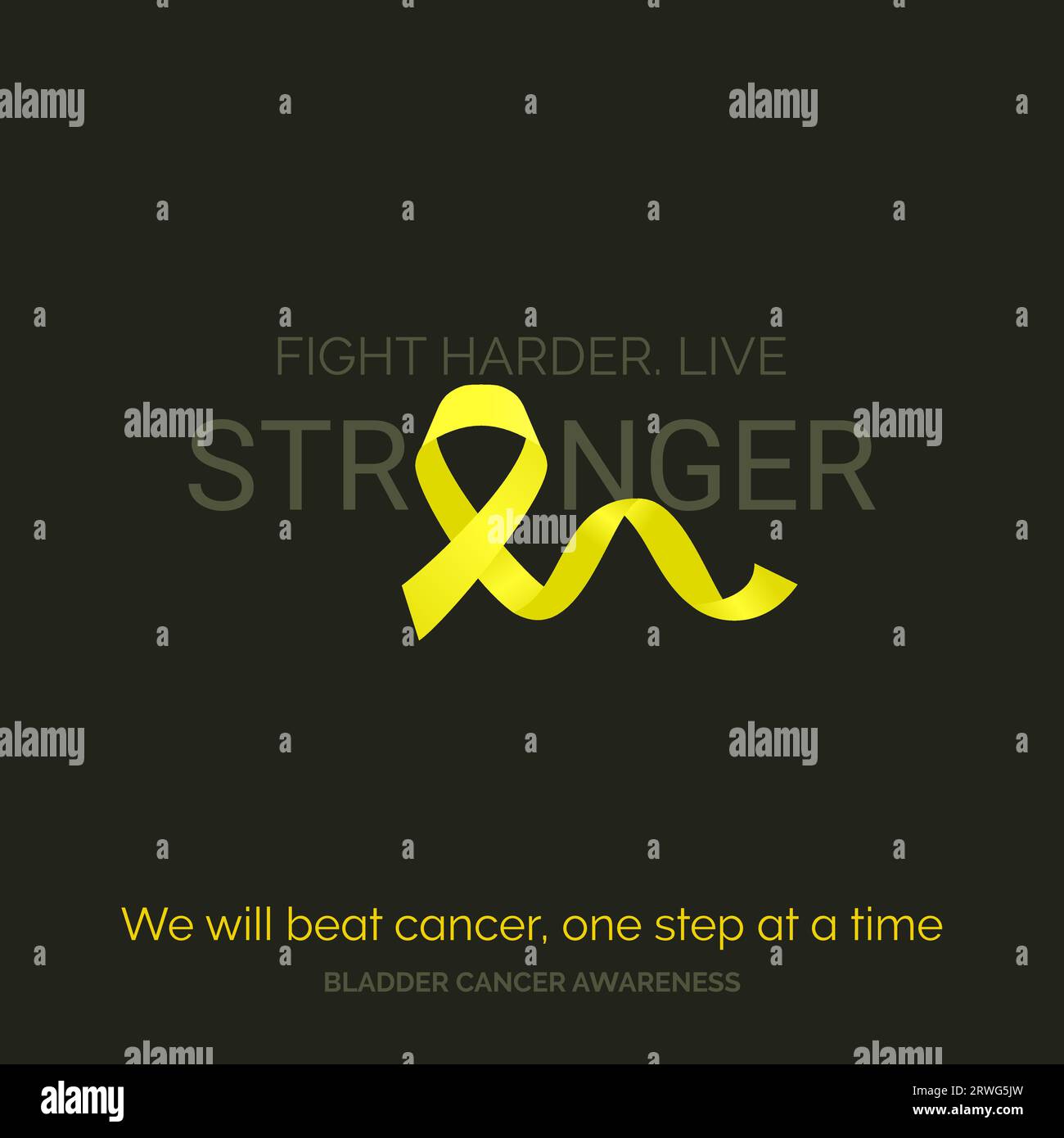 Inspire Hope Bladder Cancer Awareness Design Template Stock Vector ...