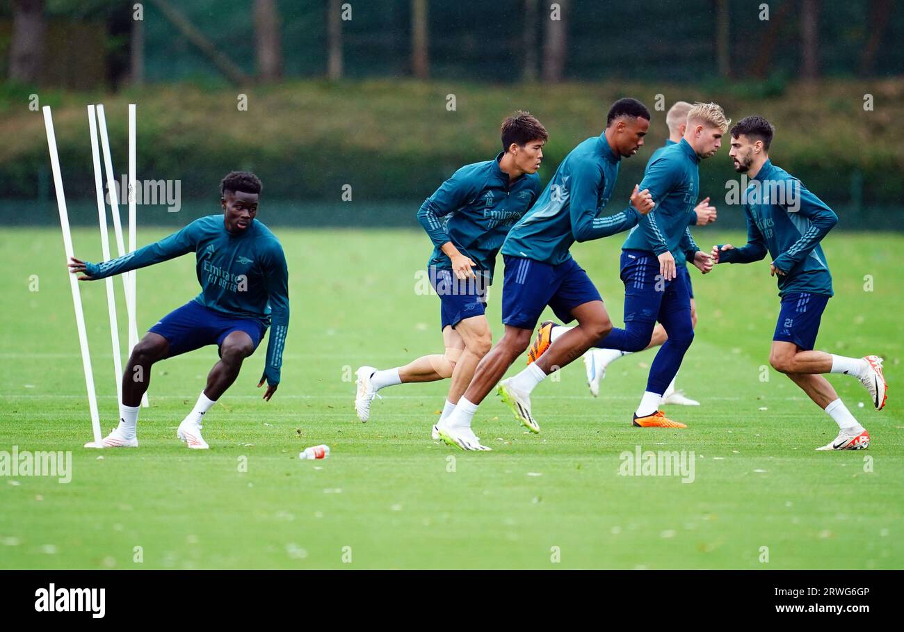 Bukayo saka arsenal 2023 september hi-res stock photography and images ...