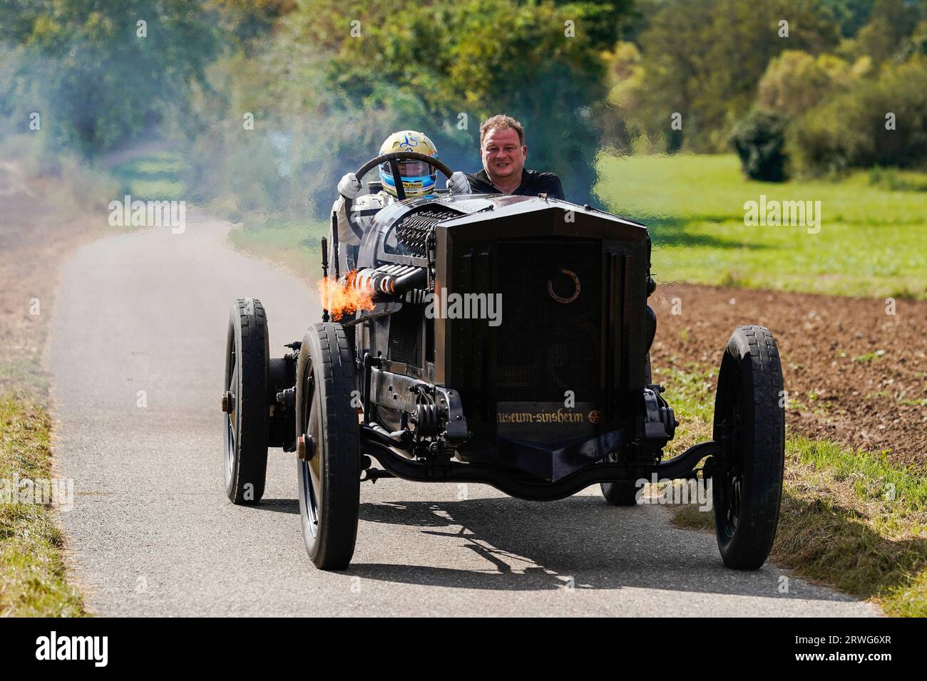 Sinsheim, Germany. 19th Sep, 2023. Former racing driver Leopold Prince ...