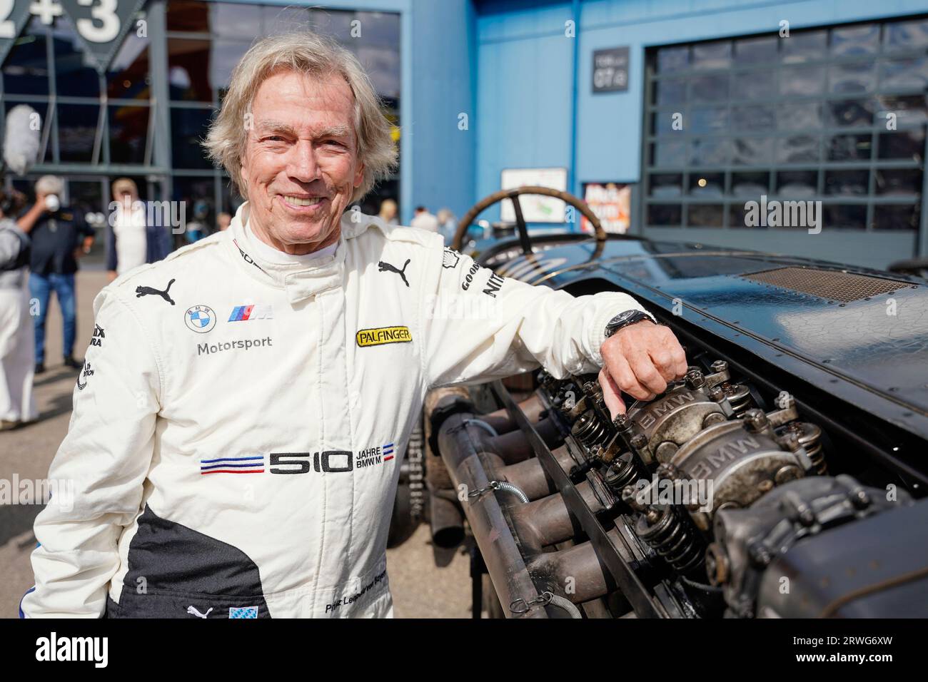 Sinsheim, Germany. 19th Sep, 2023. Former racing driver Leopold Prince ...