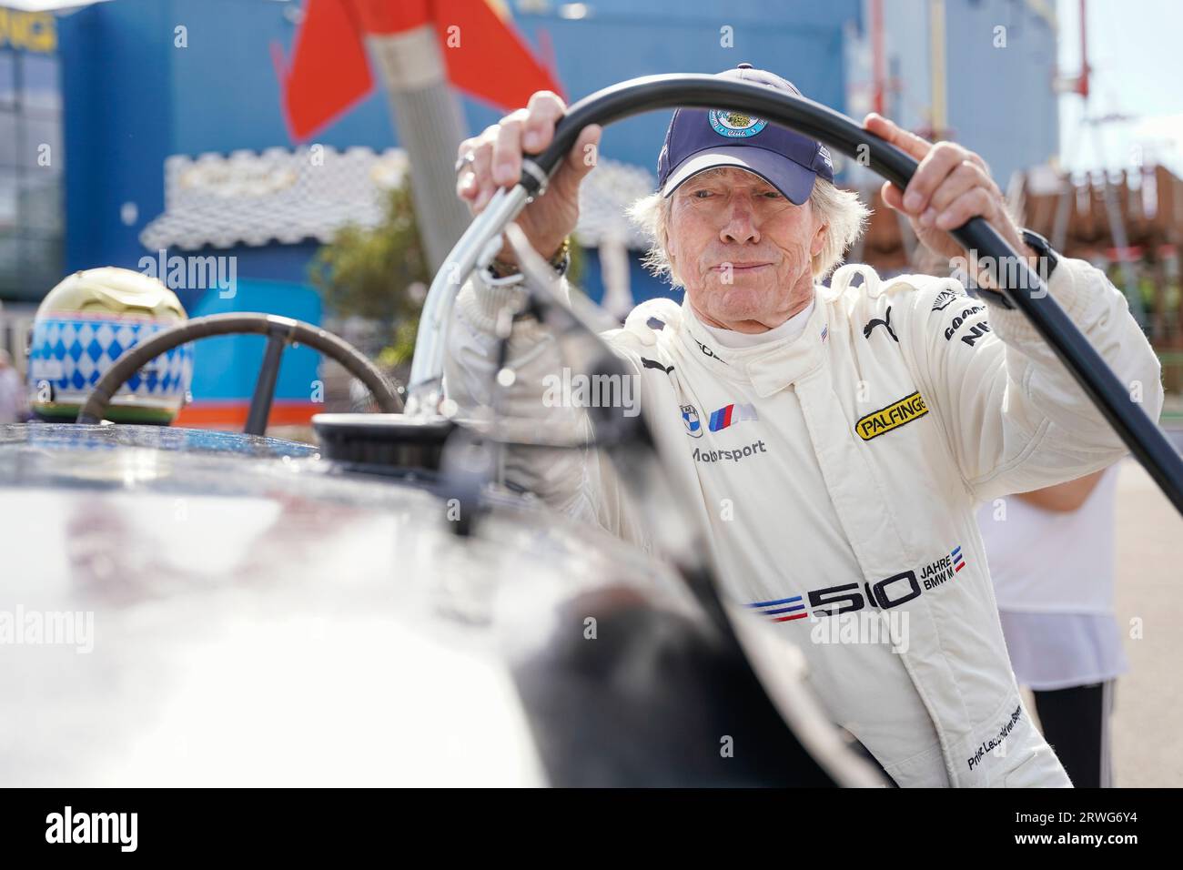 Sinsheim, Germany. 19th Sep, 2023. Former racing driver Leopold Prince ...