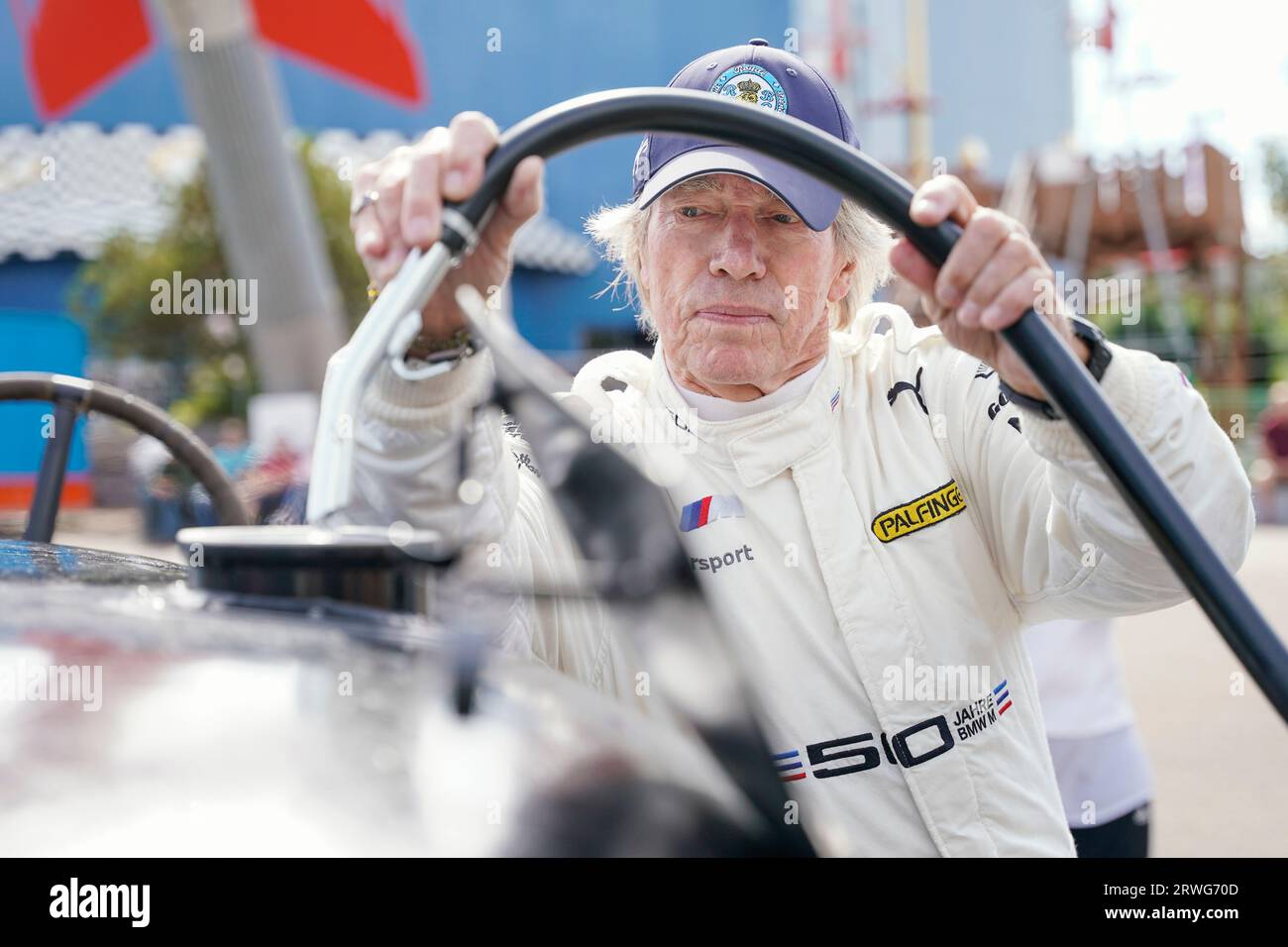 Sinsheim, Germany. 19th Sep, 2023. Former racing driver Leopold Prince ...