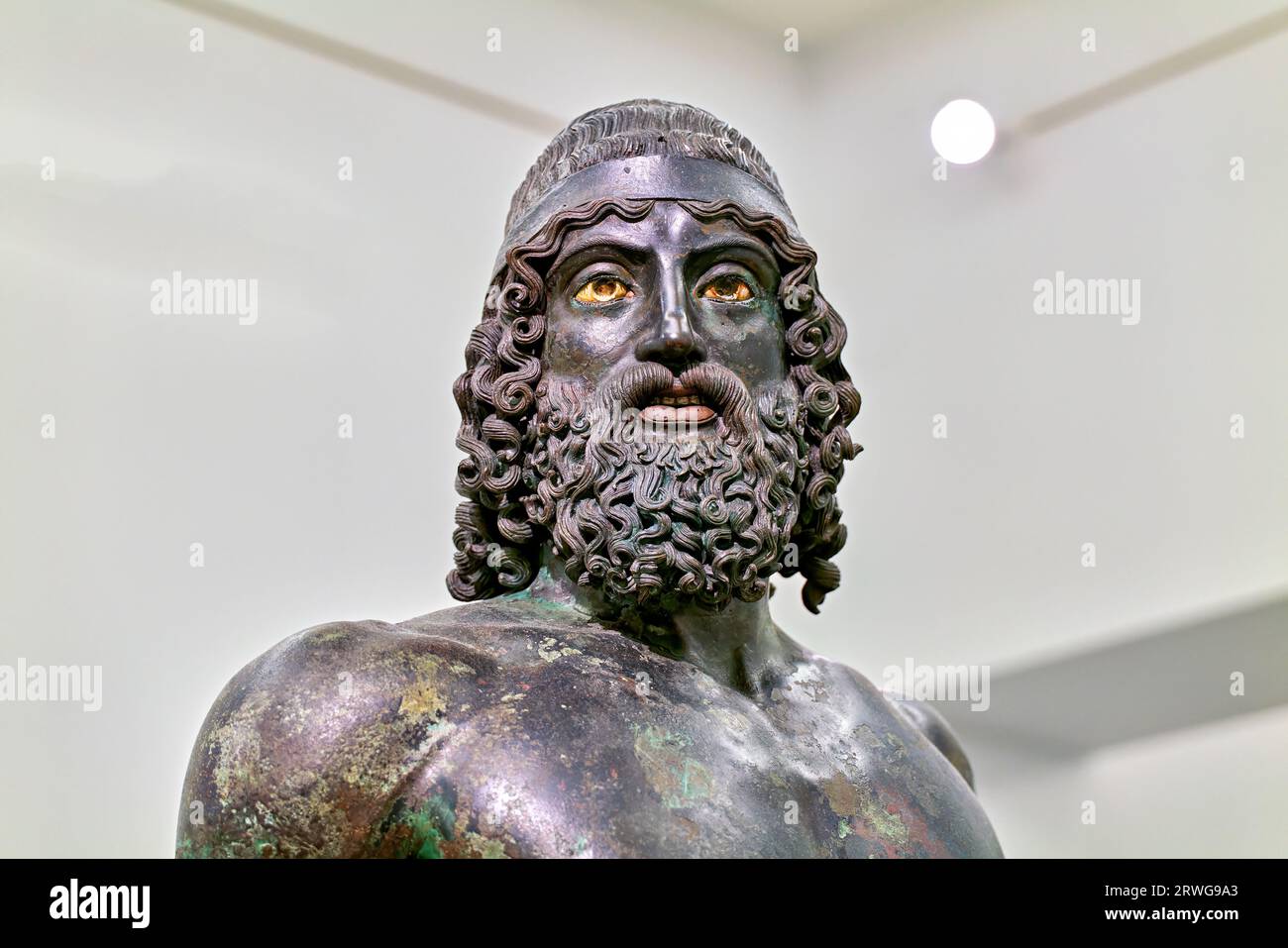 Reggio Calabria Calabria Italy The Riace Bronzes At The National Reggio Calabria Calabria Italy The Riace Bronzes At The National