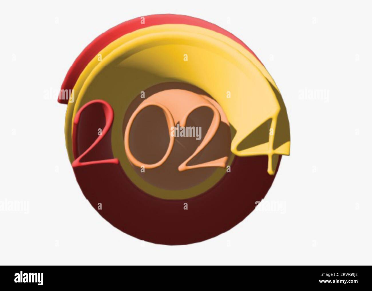 New year 2024 start Cut Out Stock Images & Pictures - Alamy