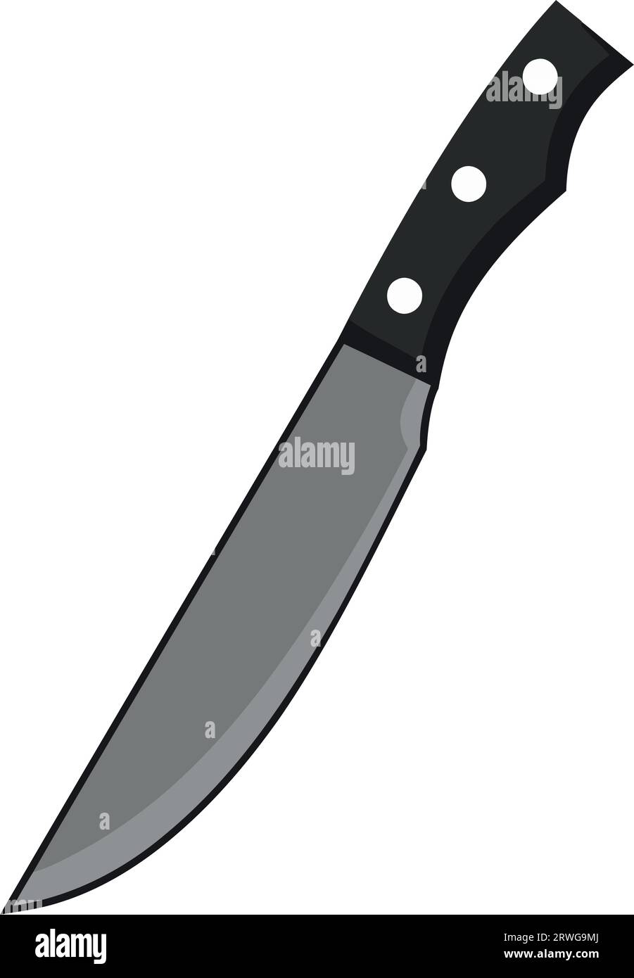 Sharp metallic knife design Stock Vector Image & Art - Alamy