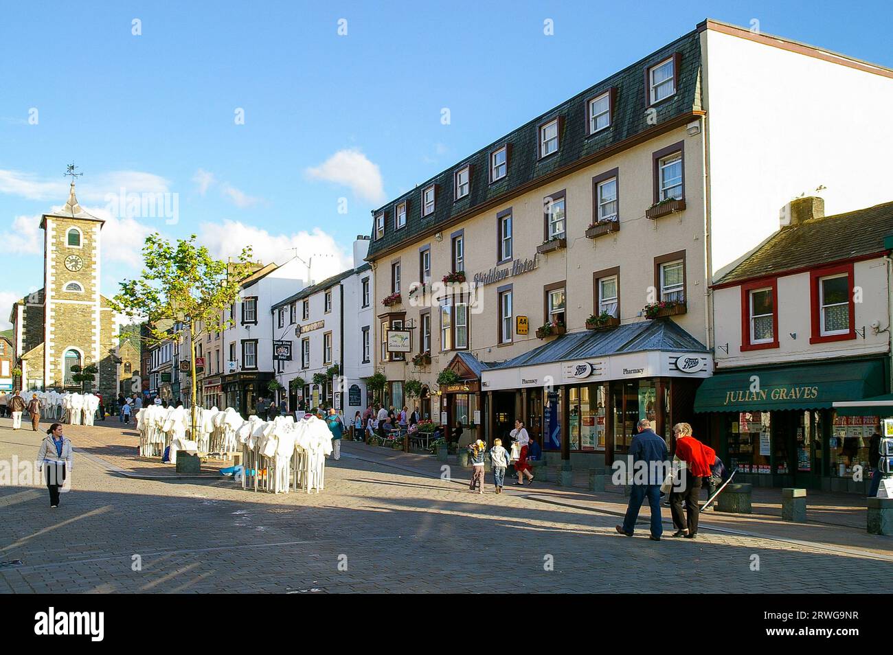 Skiddaw Hotel in Keswick town centre, Lake District, Cumbria, UK ...