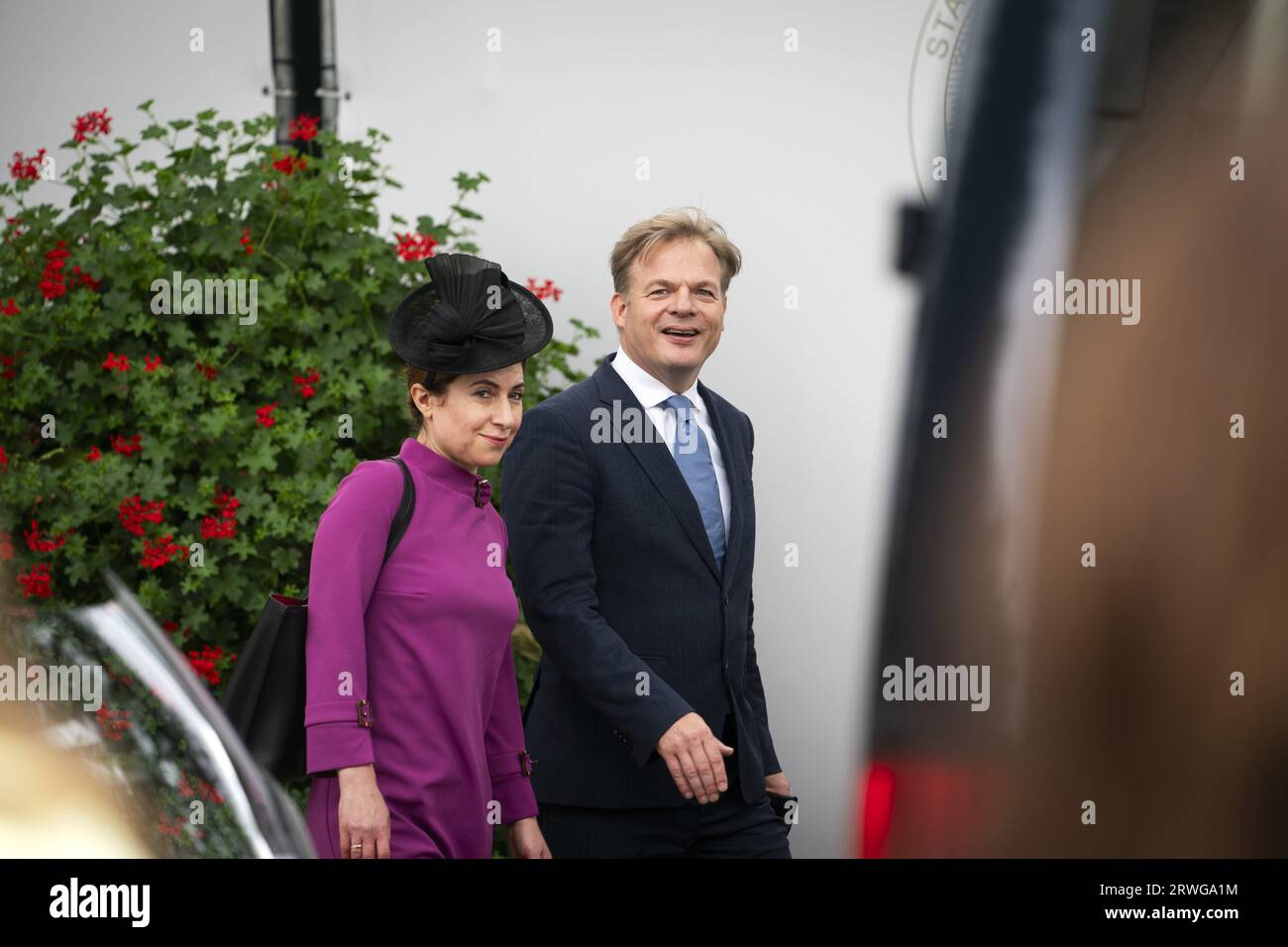 THE HAGUE - Member of Parliament Pieter Omtzigt arrives at the Royal ...