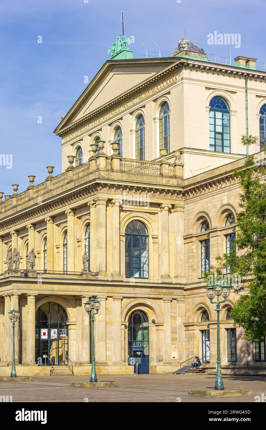 Hanover Opera House (Staatsoper Hannover) at Opera Square, seat of the ...