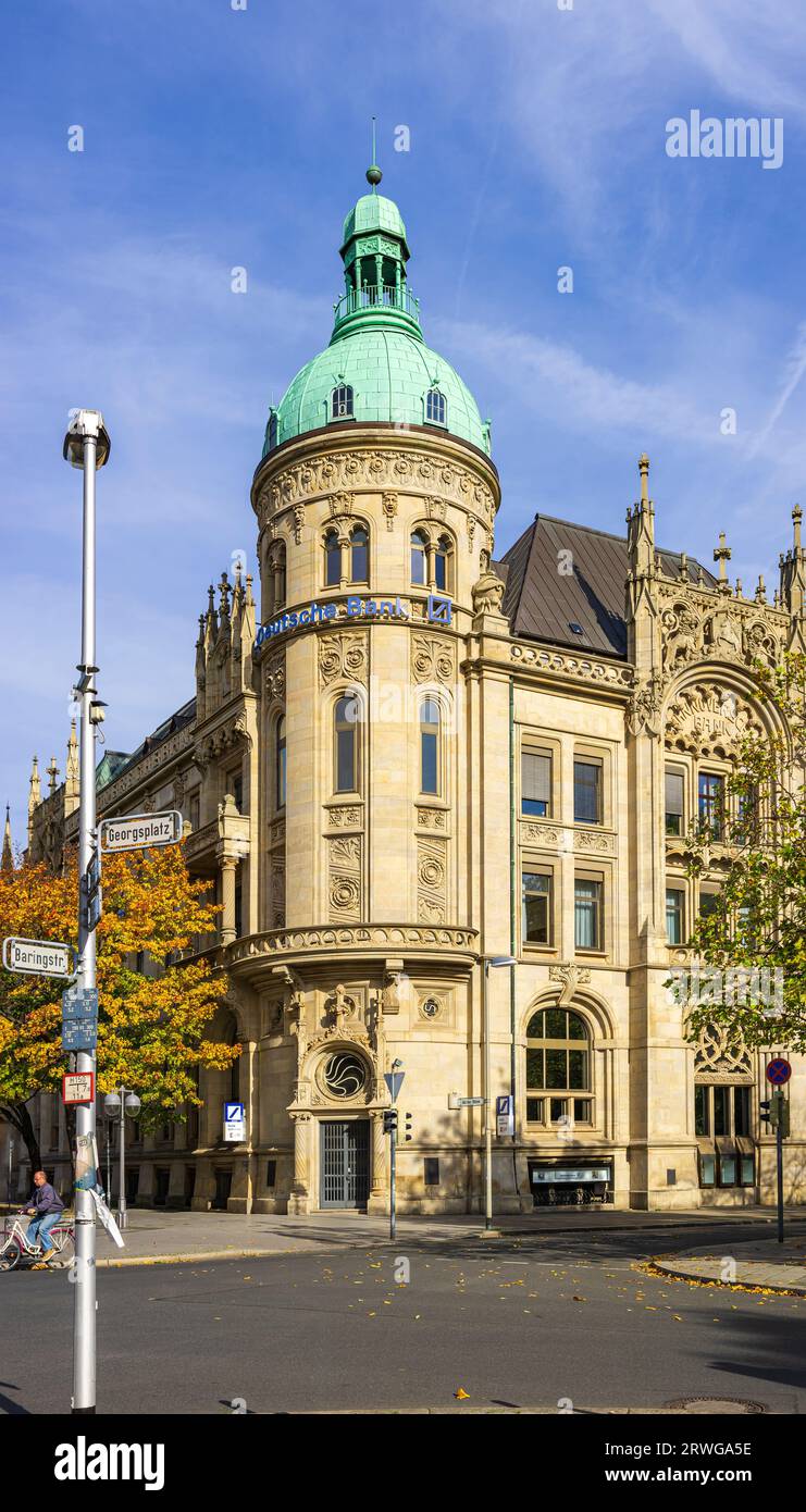 Building of Hannoversche Bank, nowadays domicile of Deutsche Bank, at ...