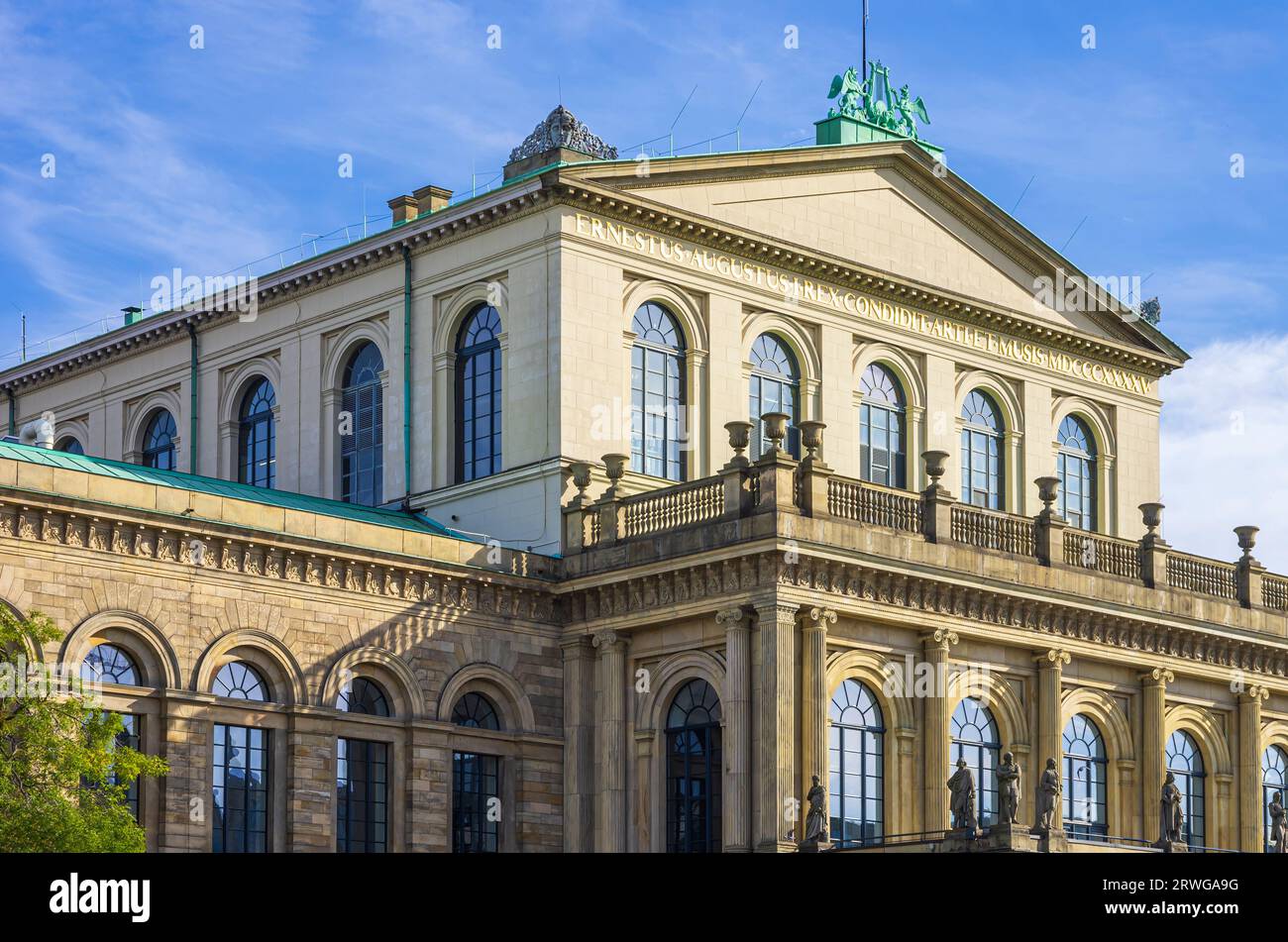 Hanover Opera House (Staatsoper Hannover) at Opera Square, seat of the ...