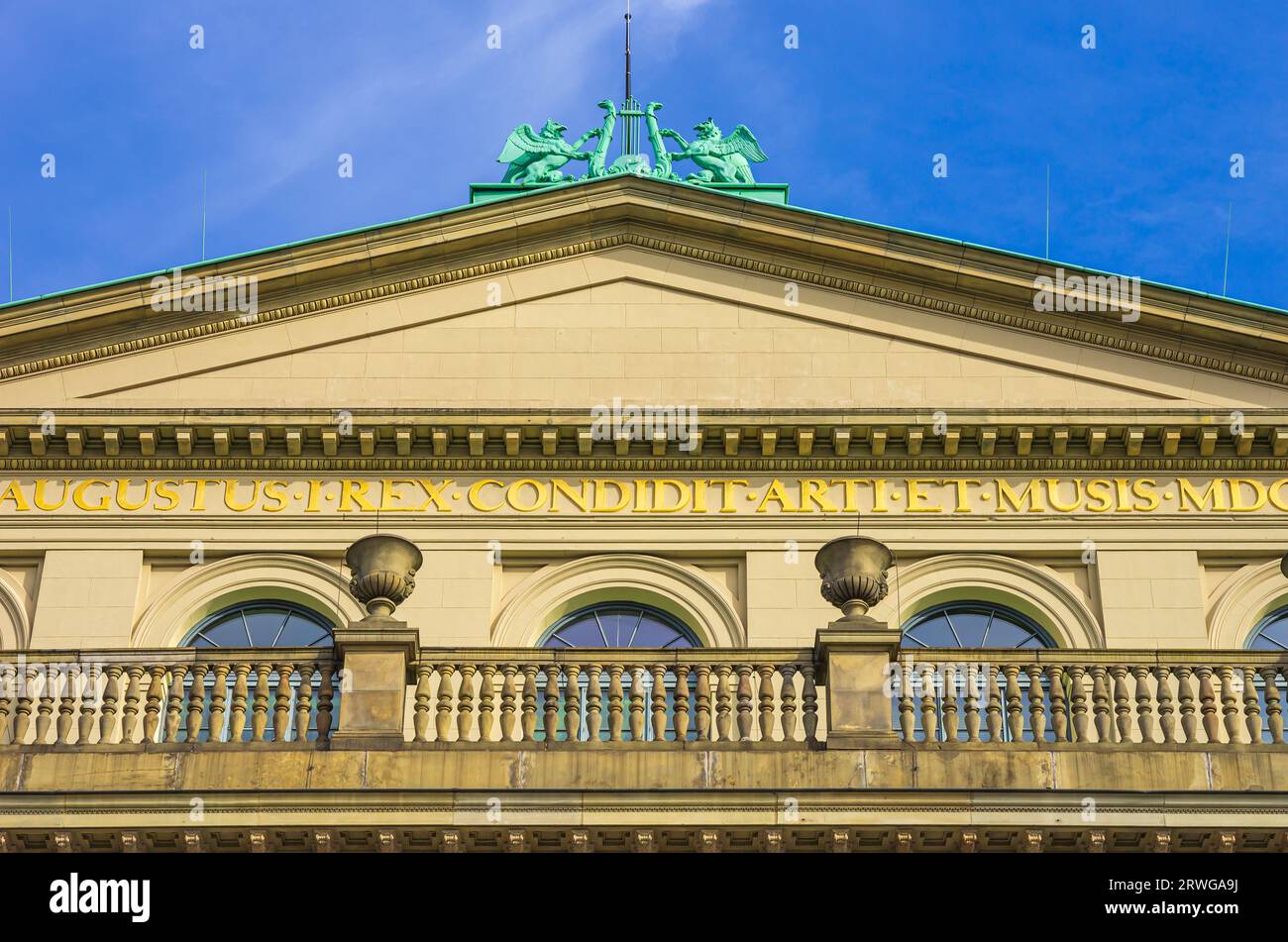 Hanover Opera House (Staatsoper Hannover) at Opera Square, seat of the ...