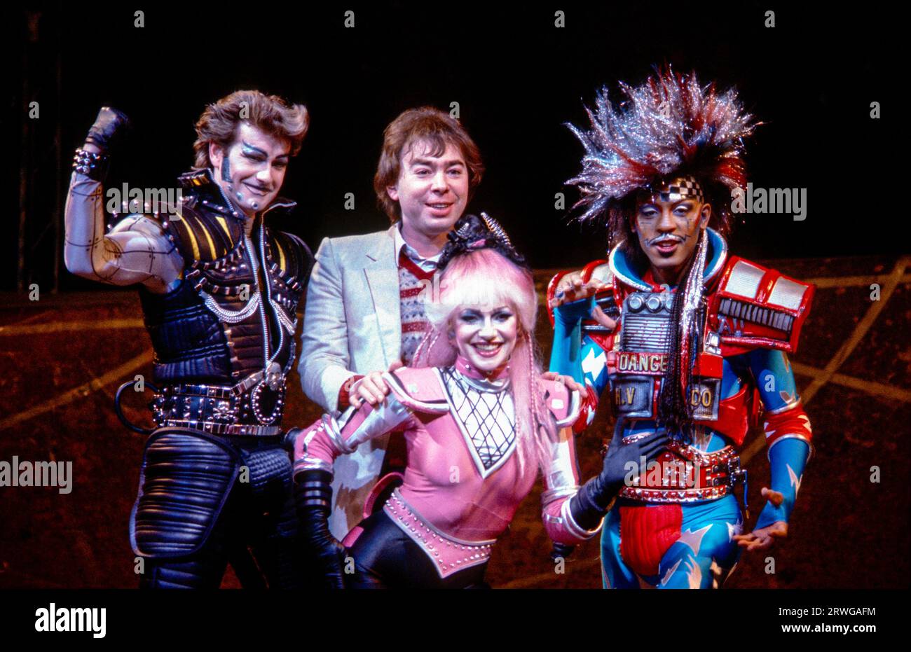 l-r: Jeff Shankley (Greaseball), Andrew Lloyd Webber (composer ...