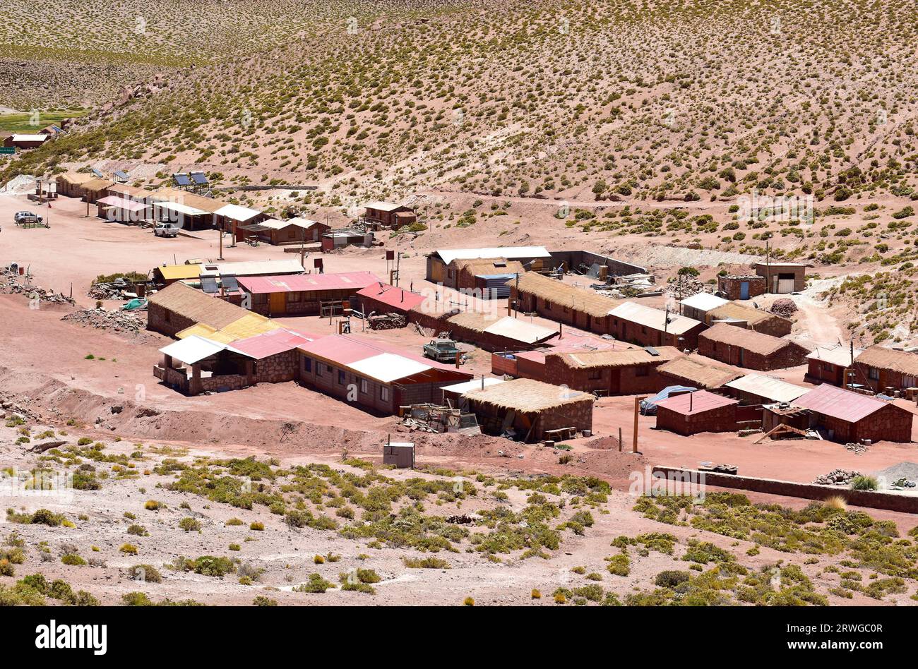 Machuca village. San Pedro de Atacama, Antofagasta, Chile Stock Photo ...