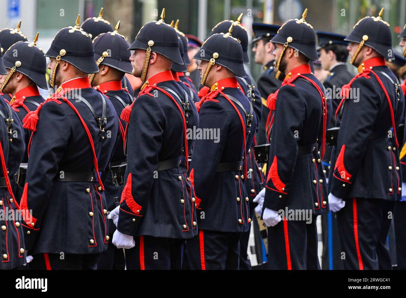 The Hague, The Netherlands. 19th Sep, 2023. Guards during Prinsjesdag ...