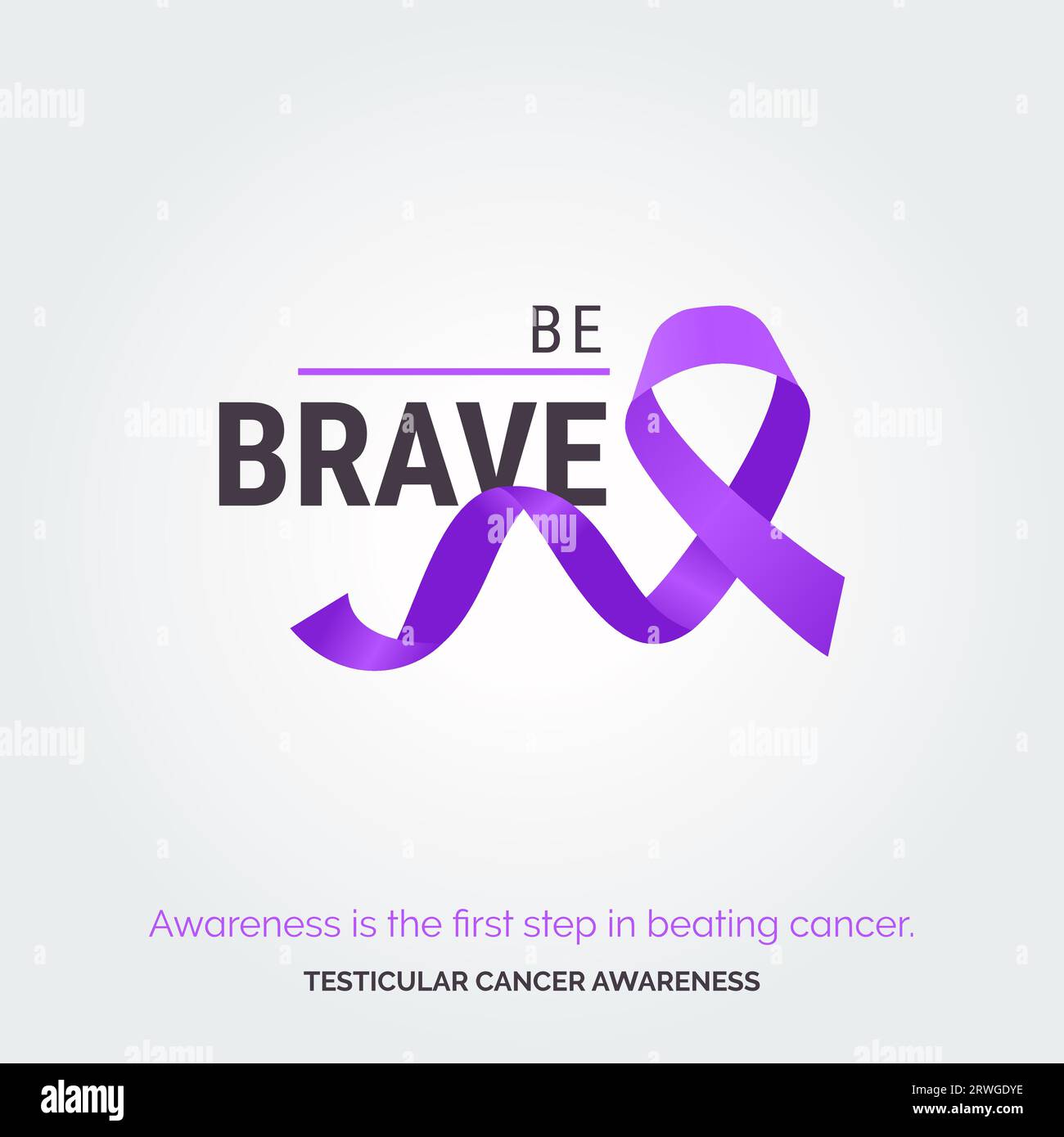 Triumph Over Testicular Cancer Challenges. Campaign Posters Stock ...