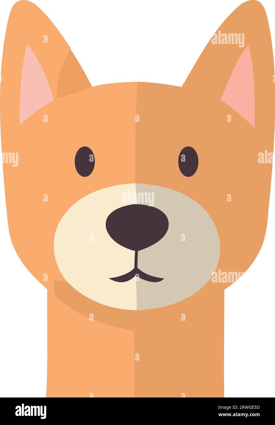 Cute dog face design Stock Vector Image & Art - Alamy