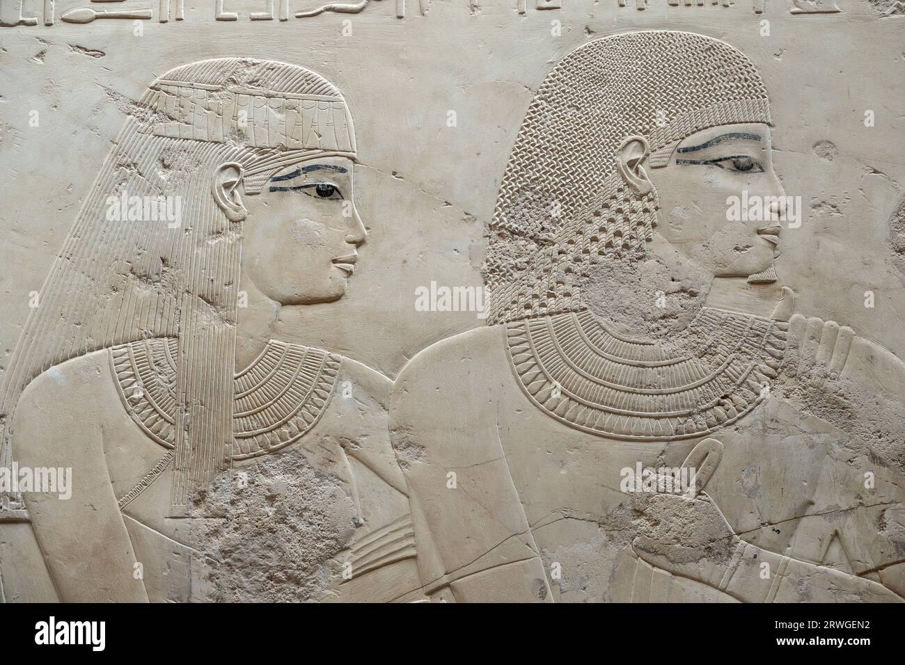 The tomb of Ramose, Vizier and Governor of Thebes, Old Gurna, West Bank ...