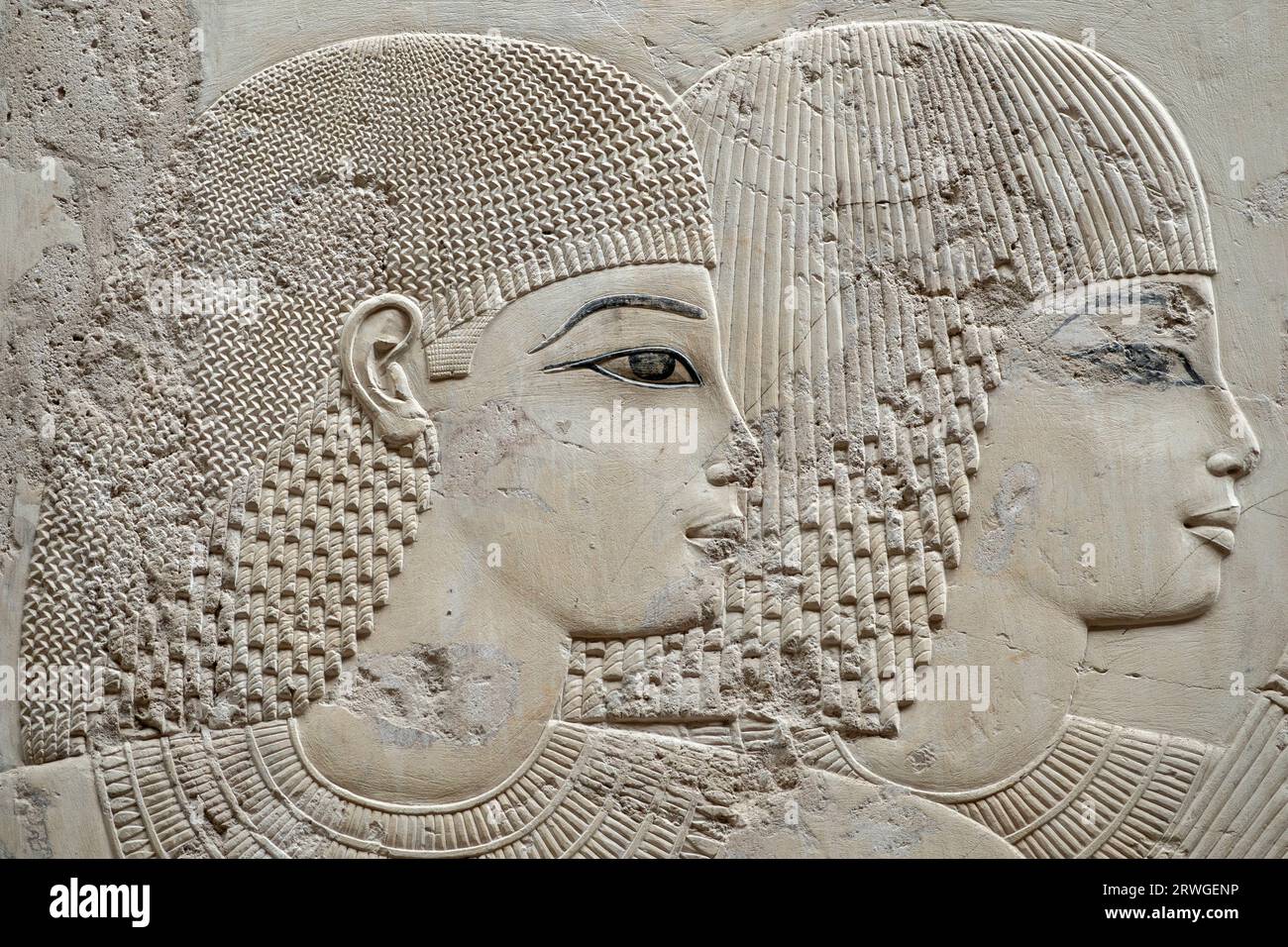 The tomb of Ramose, Vizier and Governor of Thebes, Old Gurna, West Bank ...